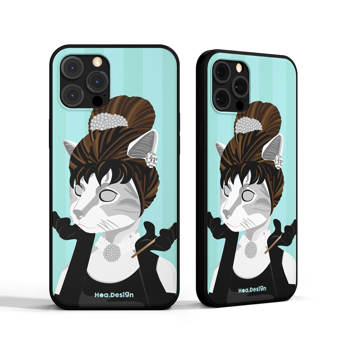 Original Design Phone Case - LADY CAT - Style C | House of Avenues